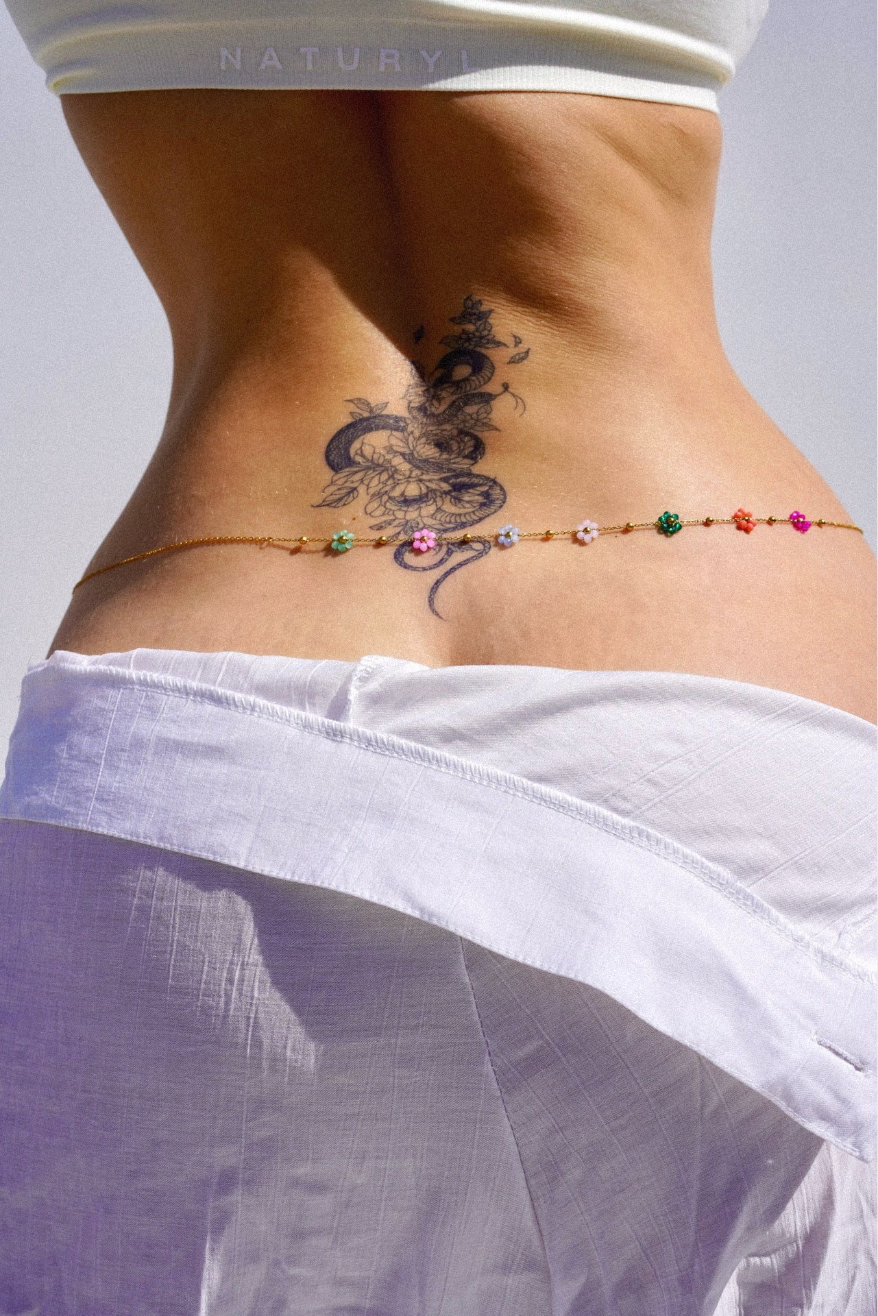 THE FLOWER CHILD WAIST CHAIN NATURYL